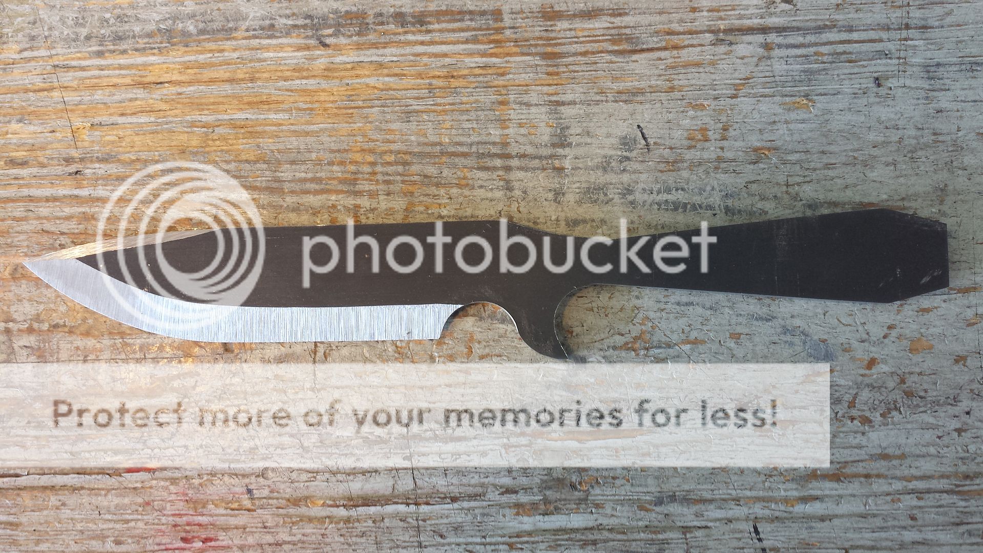 Fighter with coffin handle a work in process | BladeForums.com