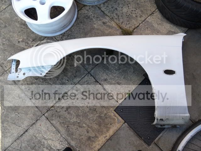 S14 Aftermarket bumper, Navan grill, stock (rolled arch) wing ...
